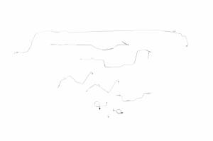 1967 Ford Mustang Parts: Complete Brake Line Kit